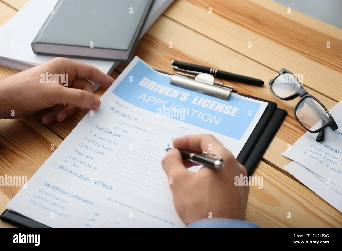 Drivers license paperwork hi-res stock photography and images - Alamy