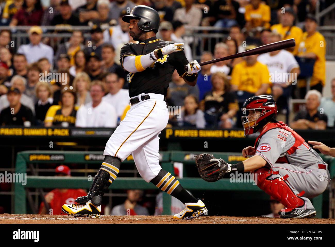 Pittsburgh Pirates' Andrew McCutchen hits a two-run home run off ...