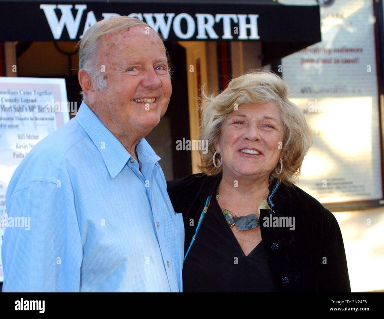 FILE - In this June 28, 2007 file photo, Dick van Patten and his wife ...