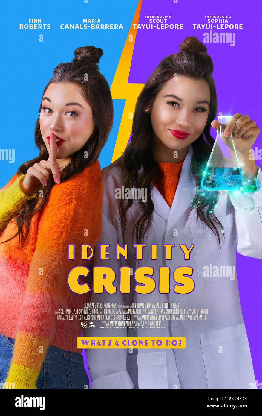 IDENTITY CRISIS, poster, from left: Sophia Lepore, Scout Lepore, 2023 ...