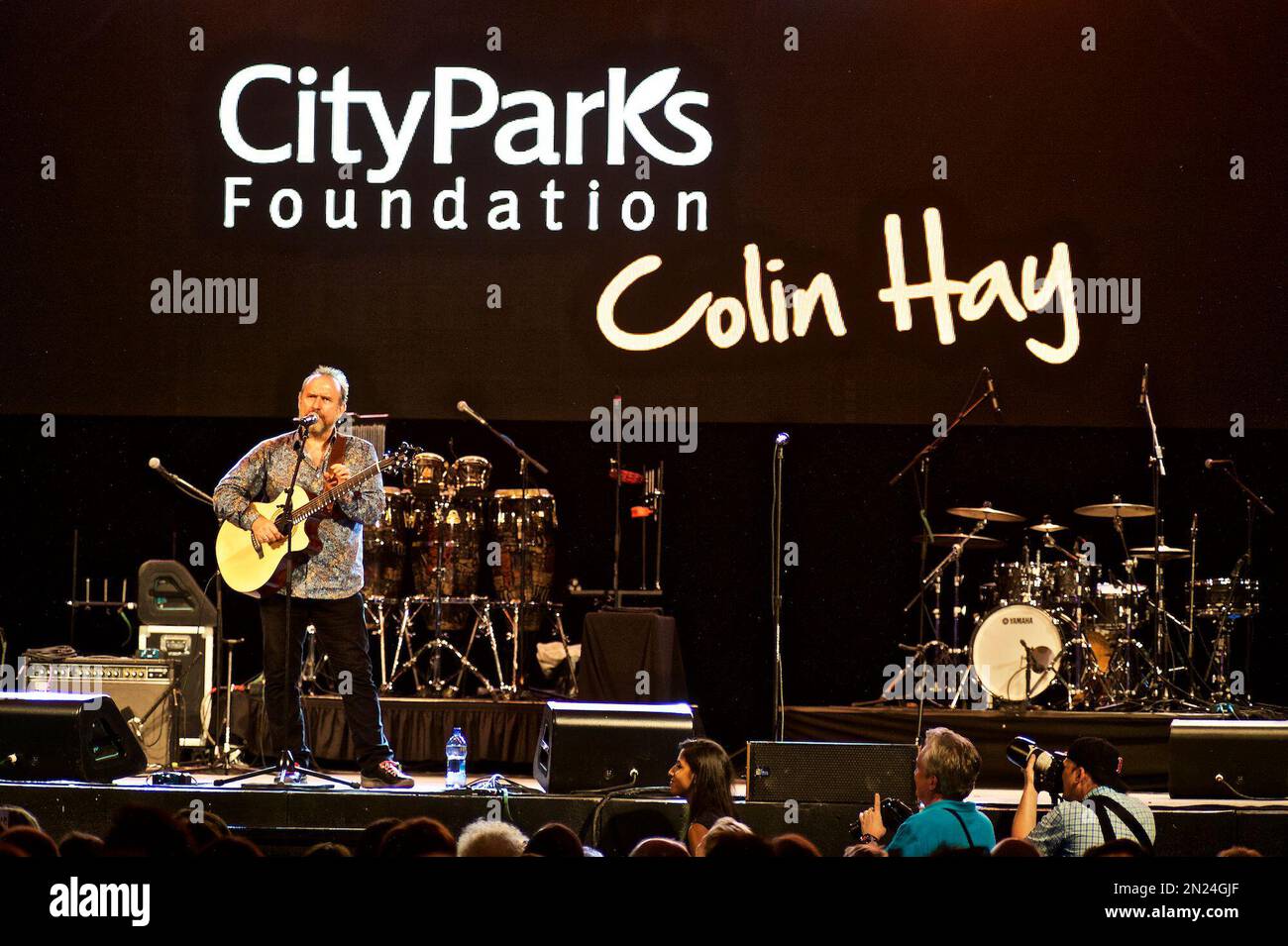 Colin Hay (Men at Work) performs at the 2015 City Parks Foundation Gala ...