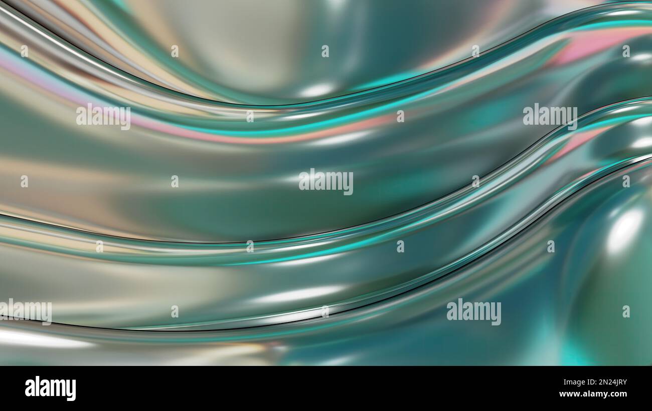 cyber pink shiny metal curtain swell abstract dramatic modern luxurious ...