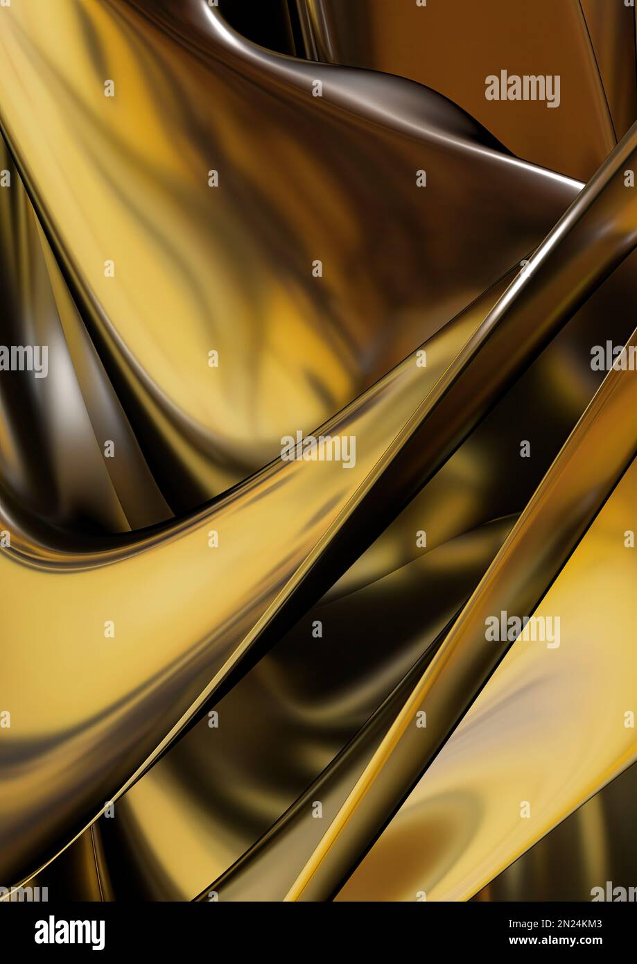 Golden sharp hard image metal Abstract dramatic modern luxurious luxury ...