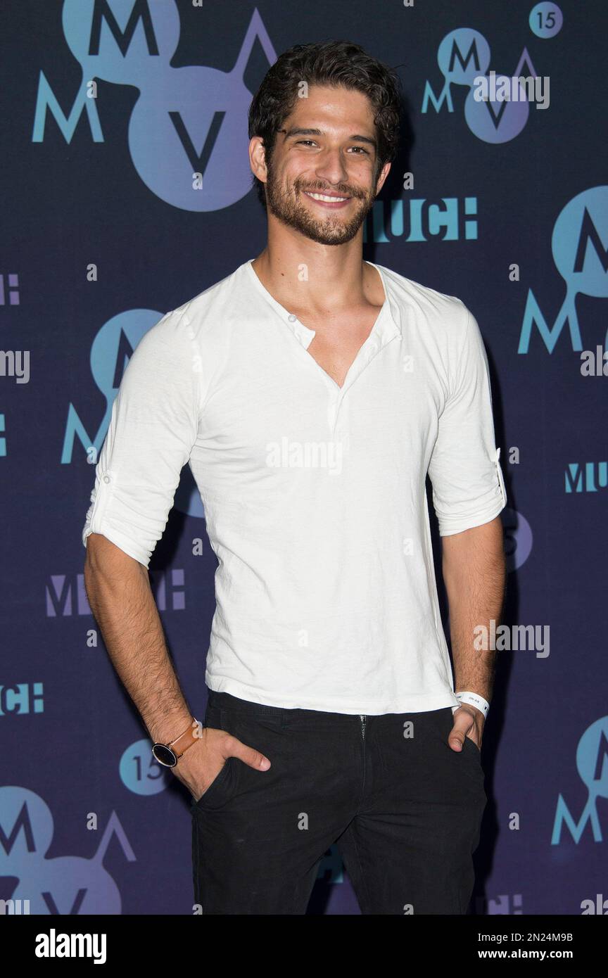 Tyler Posey poses in the press room at the Much Music Video Awards on ...