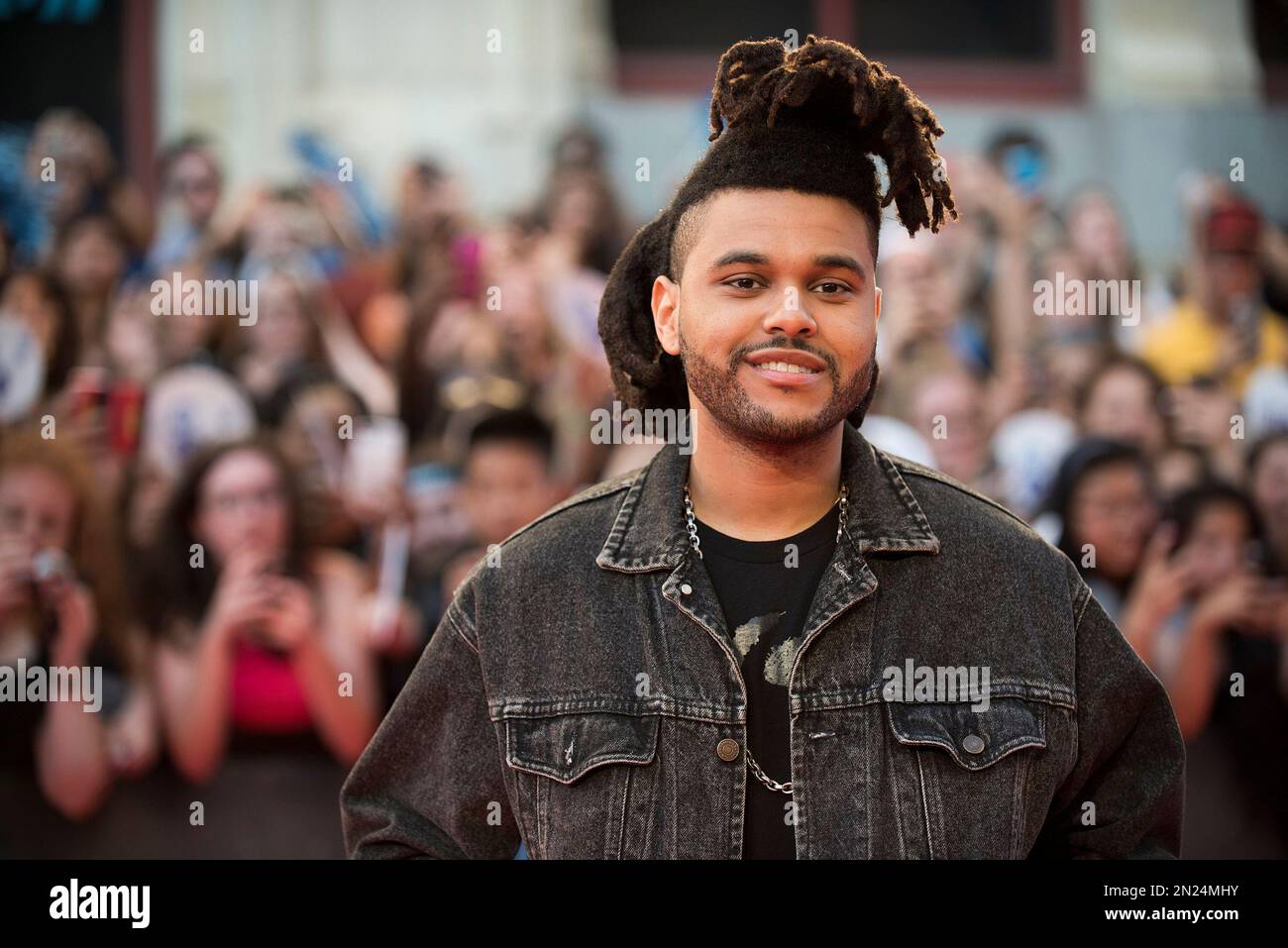 The Weeknd arrives at the Much Music Video Awards on Sunday, June 21 ...