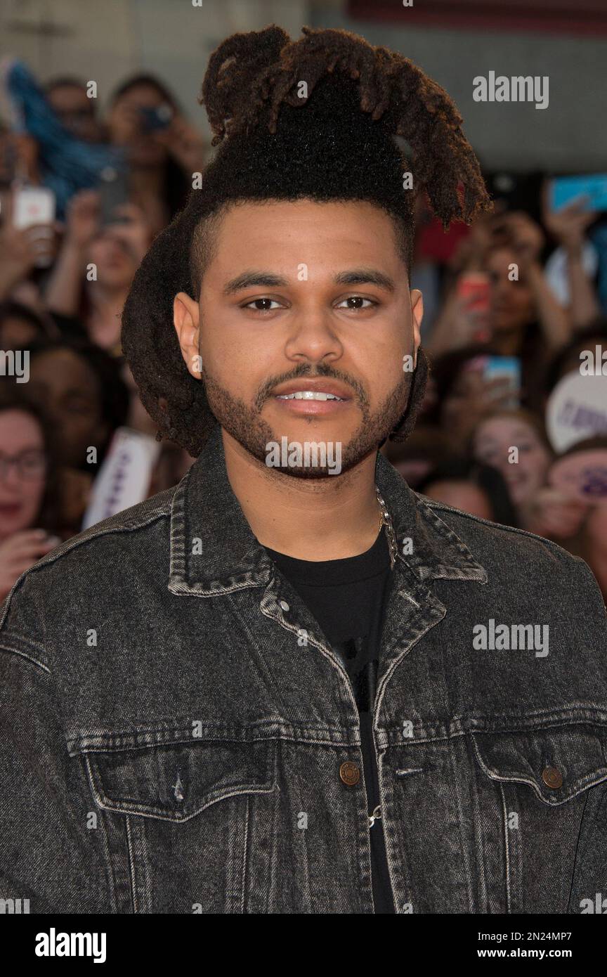 The Weeknd arrives at the Much Music Video Awards on Sunday, June 21 ...
