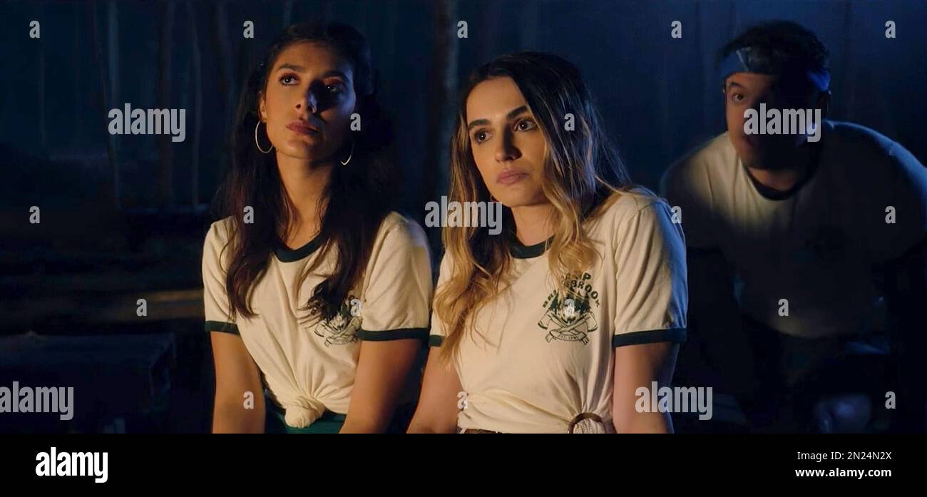 SHE CAME FROM THE WOODS, from left: Giselle Torres, Emily Keefe, Ehad Berisha, 2022. © Mainframe ...