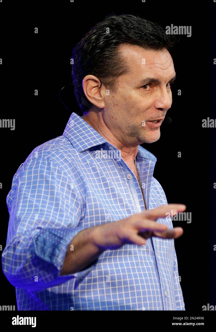 Former mobster Michael Franzese addresses a crowd for Father's Day at ...