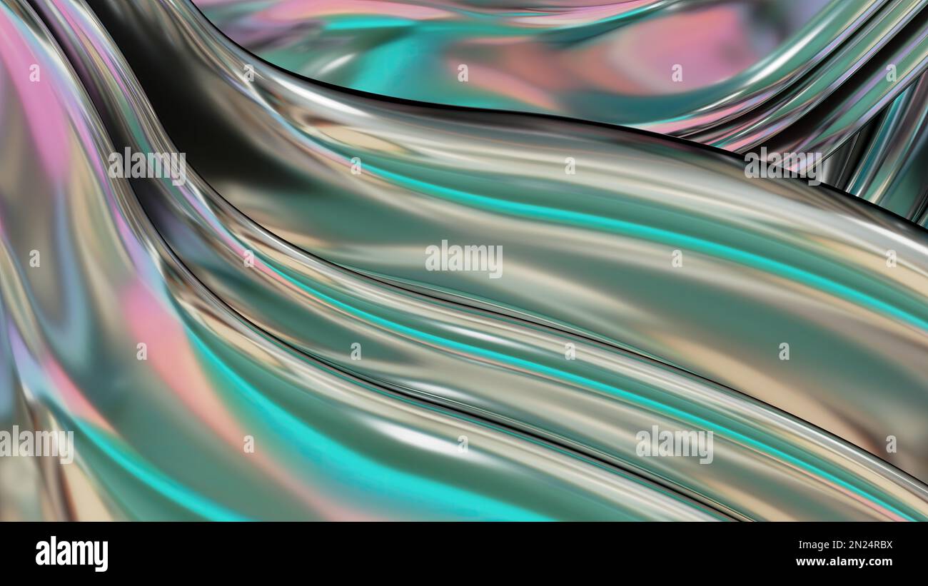 cyber pink metallic stage curtain beautiful curves abstract dramatic ...