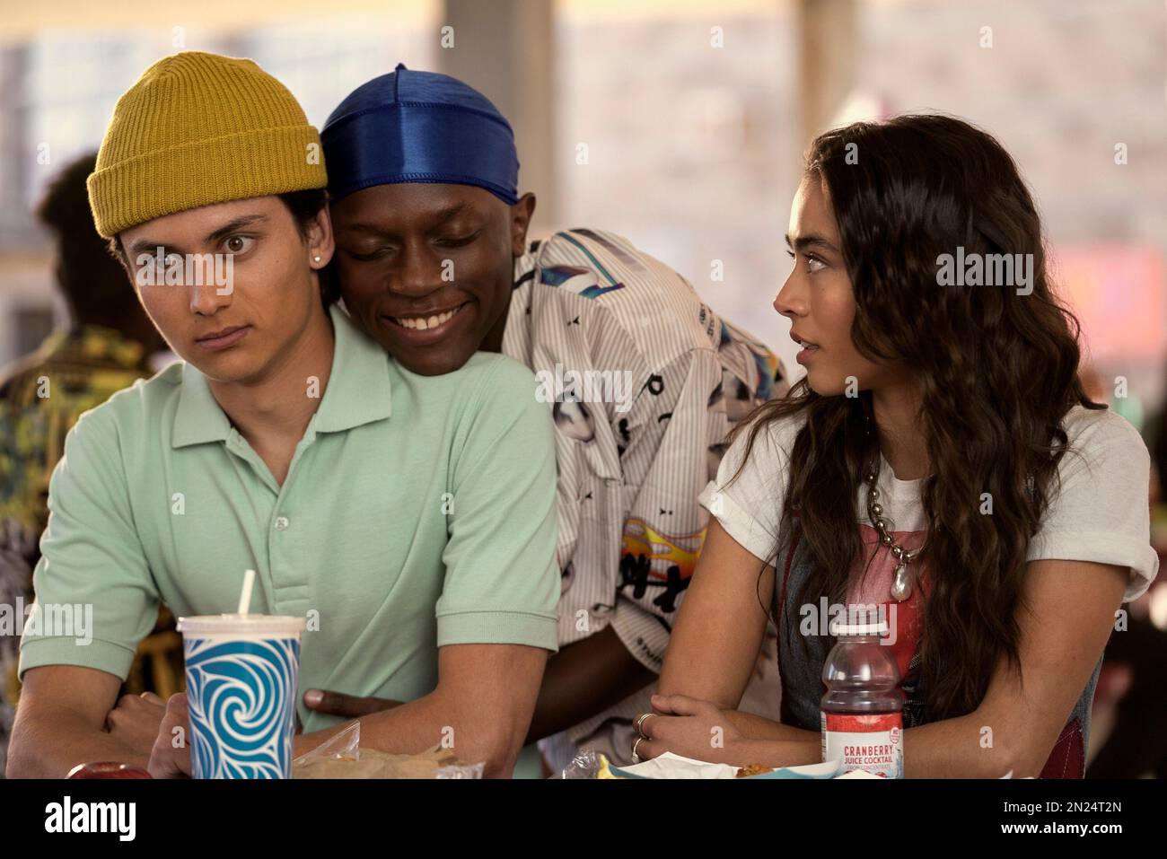 FREERIDGE, from left: Tenzing Trainor, Zaire Adams, Ciara Riley Wilson, The Box', (Season 1, ep ...