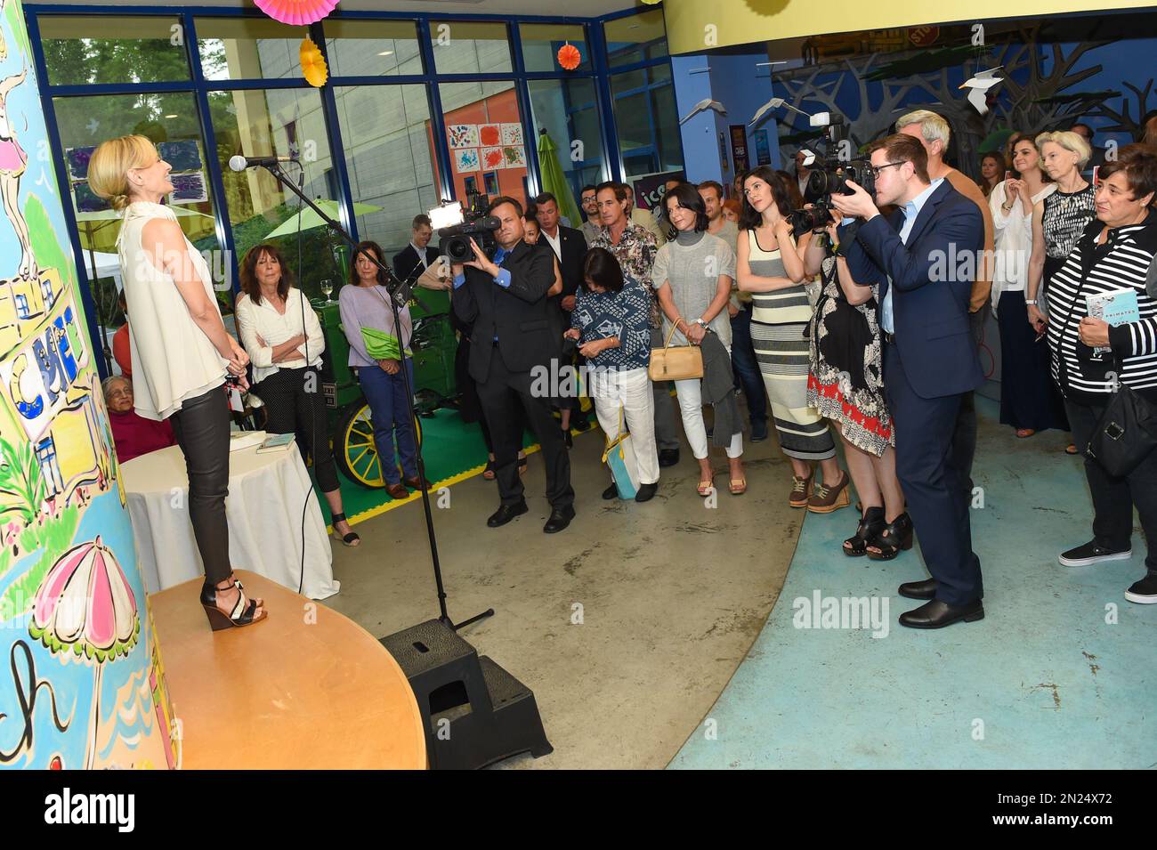 Author Wednesday Martin speaks at the "Primates Of Park Avenue" book ...