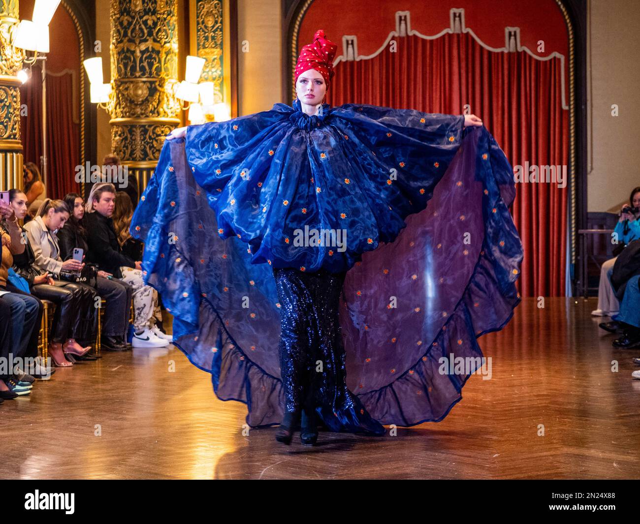 New York, New York, USA. 6th Feb, 2023. Couture Fashion Week NYFW ...