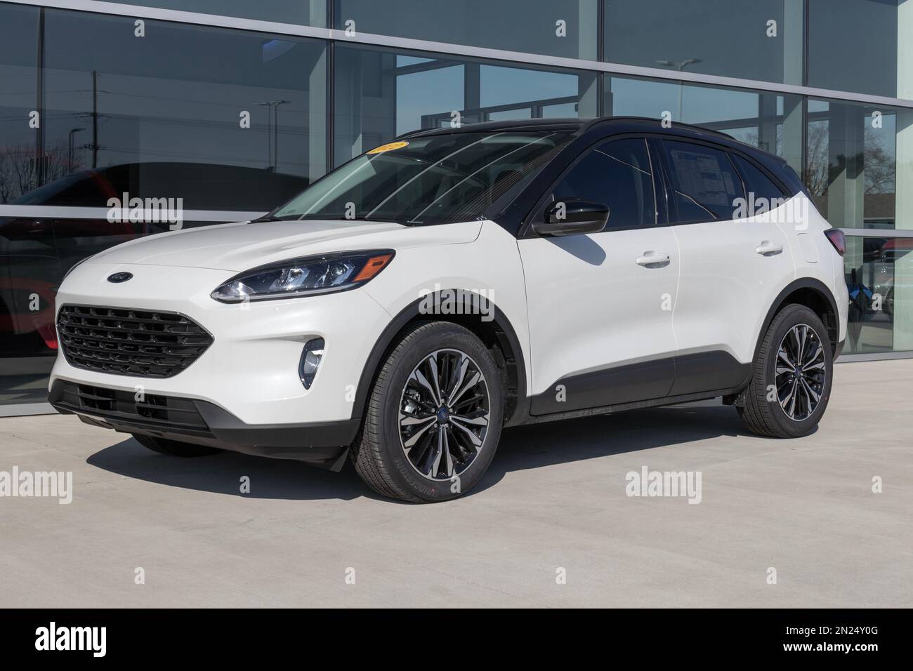 Kokomo - Circa February 2023: Ford Escape AWD display at a dealership ...