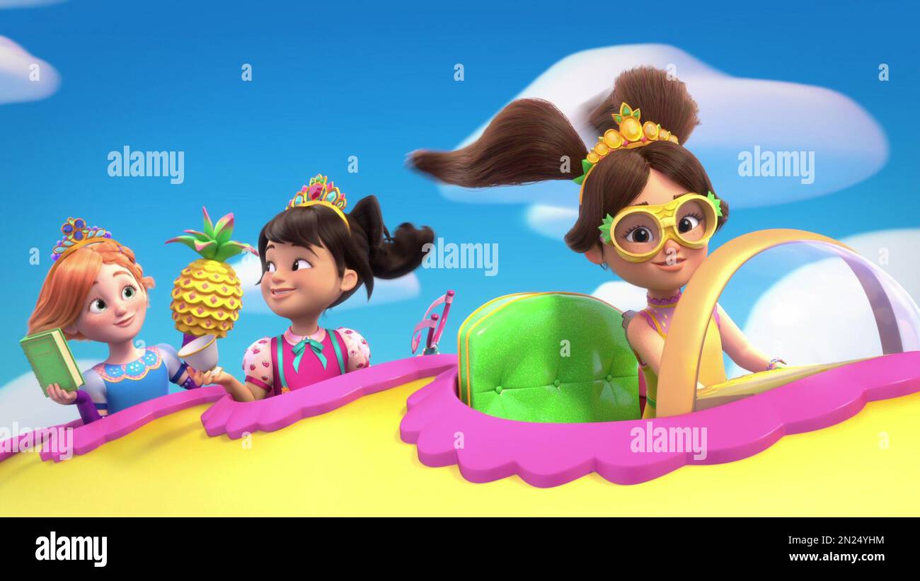 PRINCESS POWER, from left: Bea Blueberry (voice: Madison Calderon ...