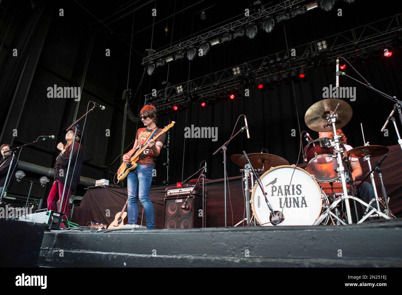 Paris Luna, Kane Russell, Toby Marriott, Michael Harris and Daniel ...