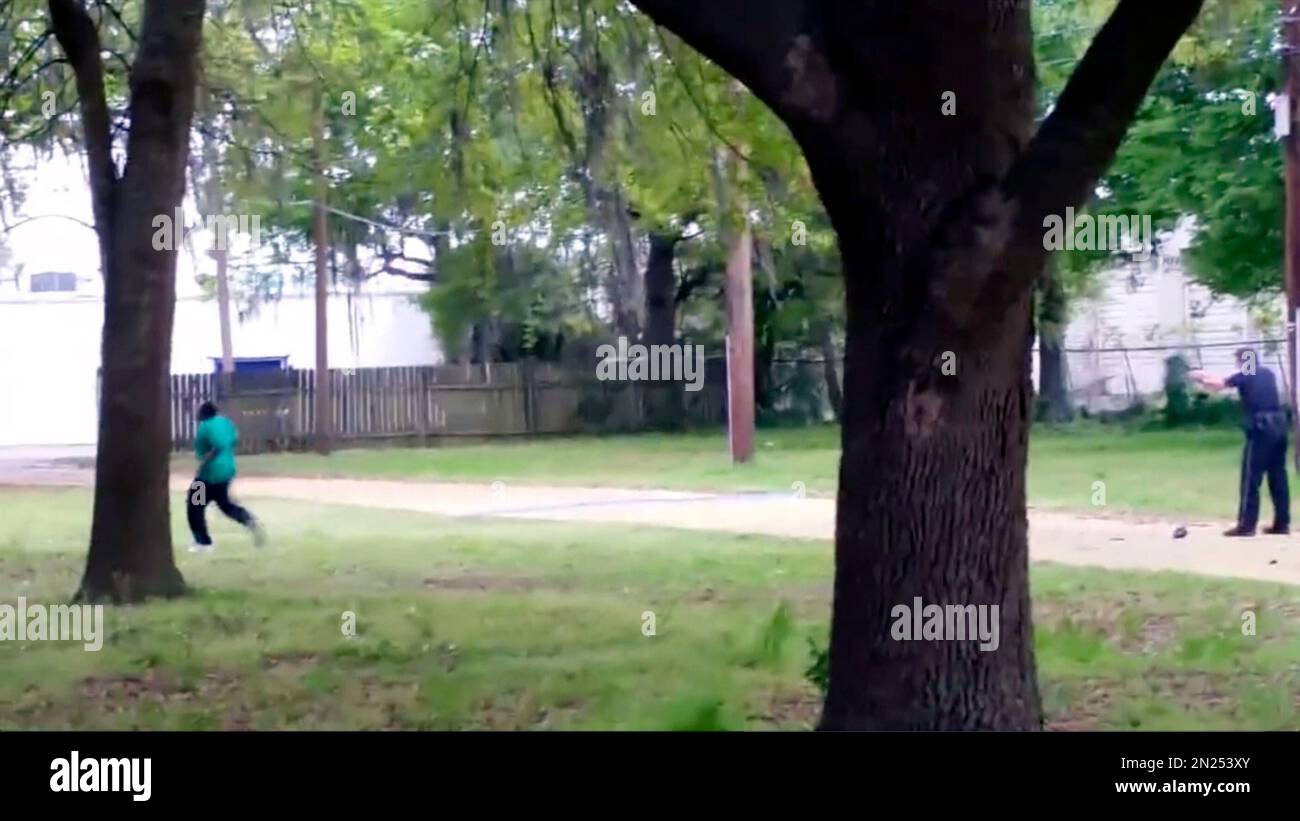 In this image from video, Walter Scott is shot by police officer ...
