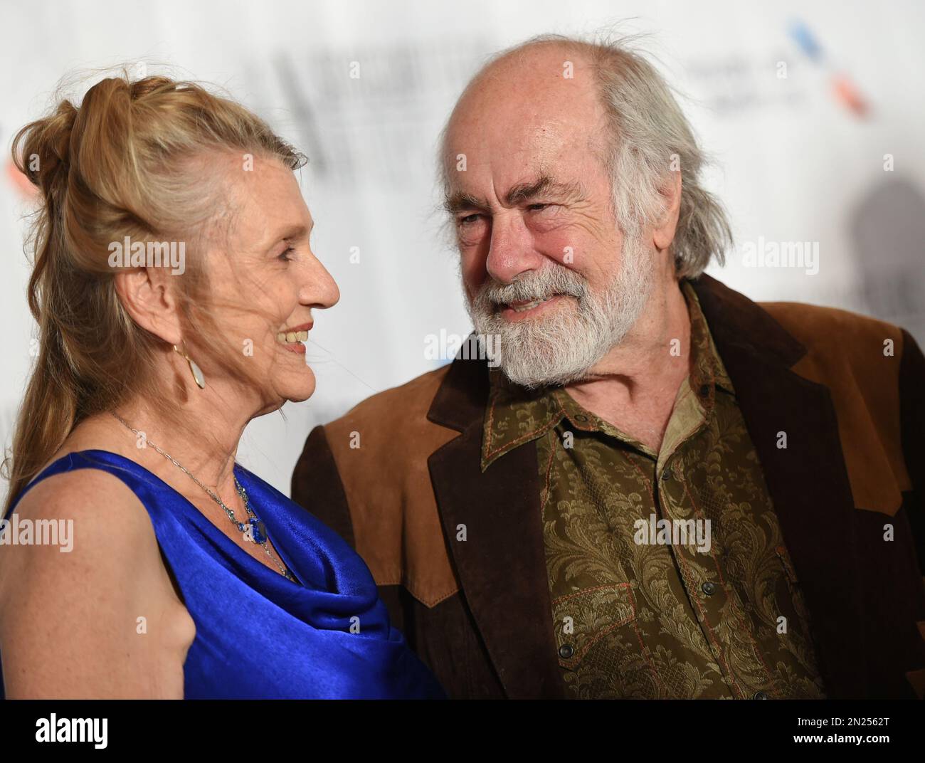 Lyricist Robert Hunter and wife Maureen attend the 46th Annual ...