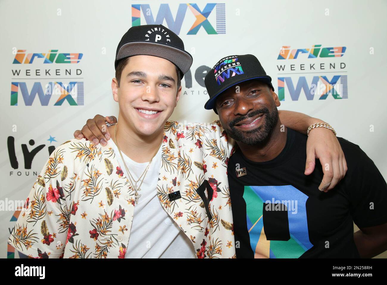 Singer-songwriter Austin Mahone and DJ Irie arrive at the 11th Annual ...