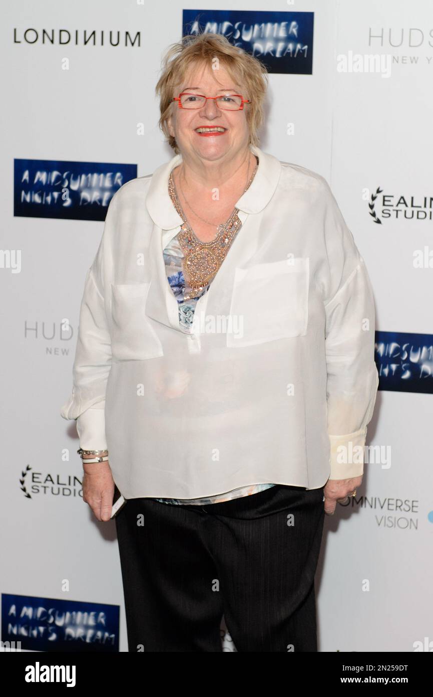 Ros Hubbard poses for photographers at the UK Premiere of A Midsummer ...