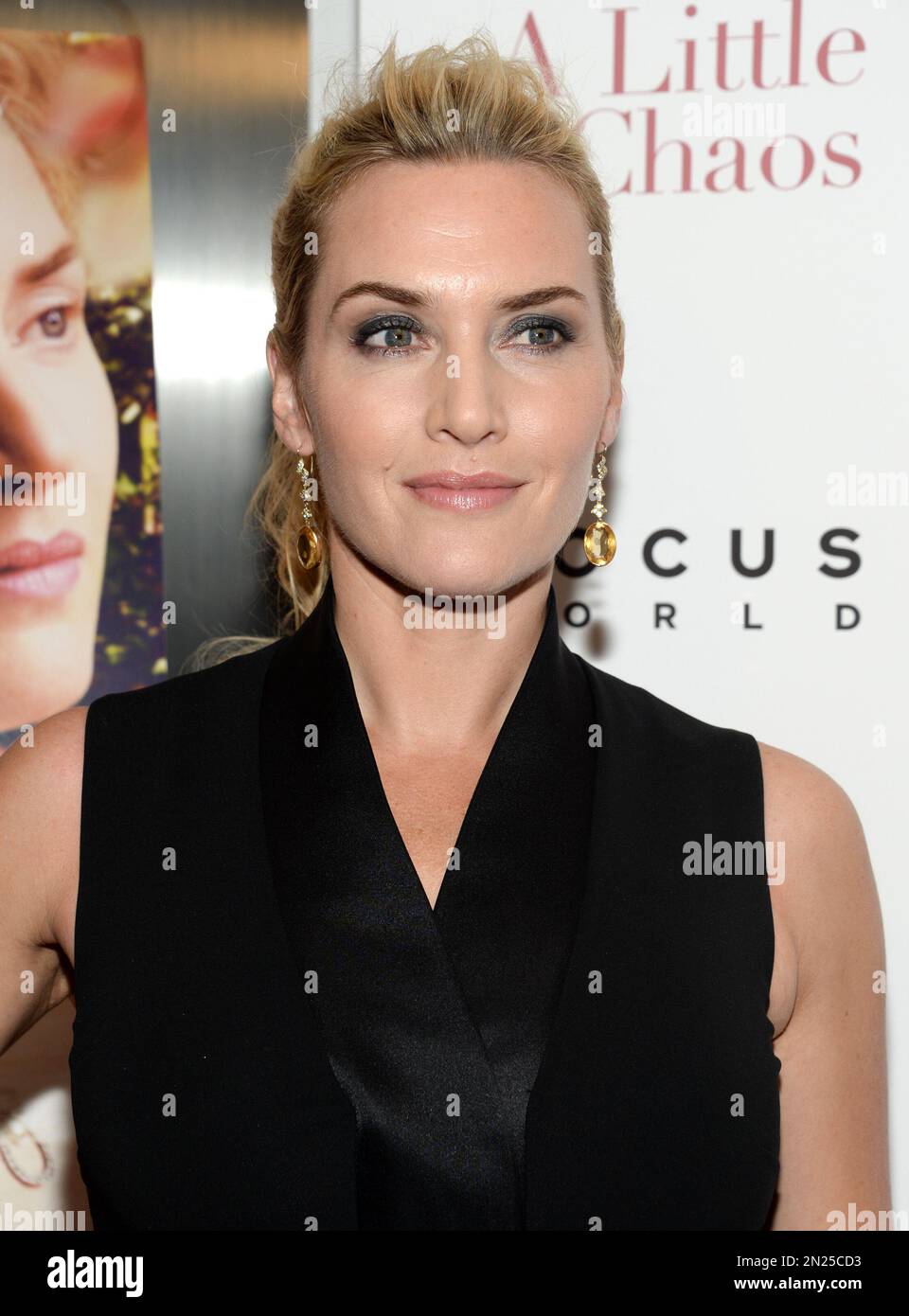 Actress Kate Winslet attends the premiere of "A Little Chaos" at the ...