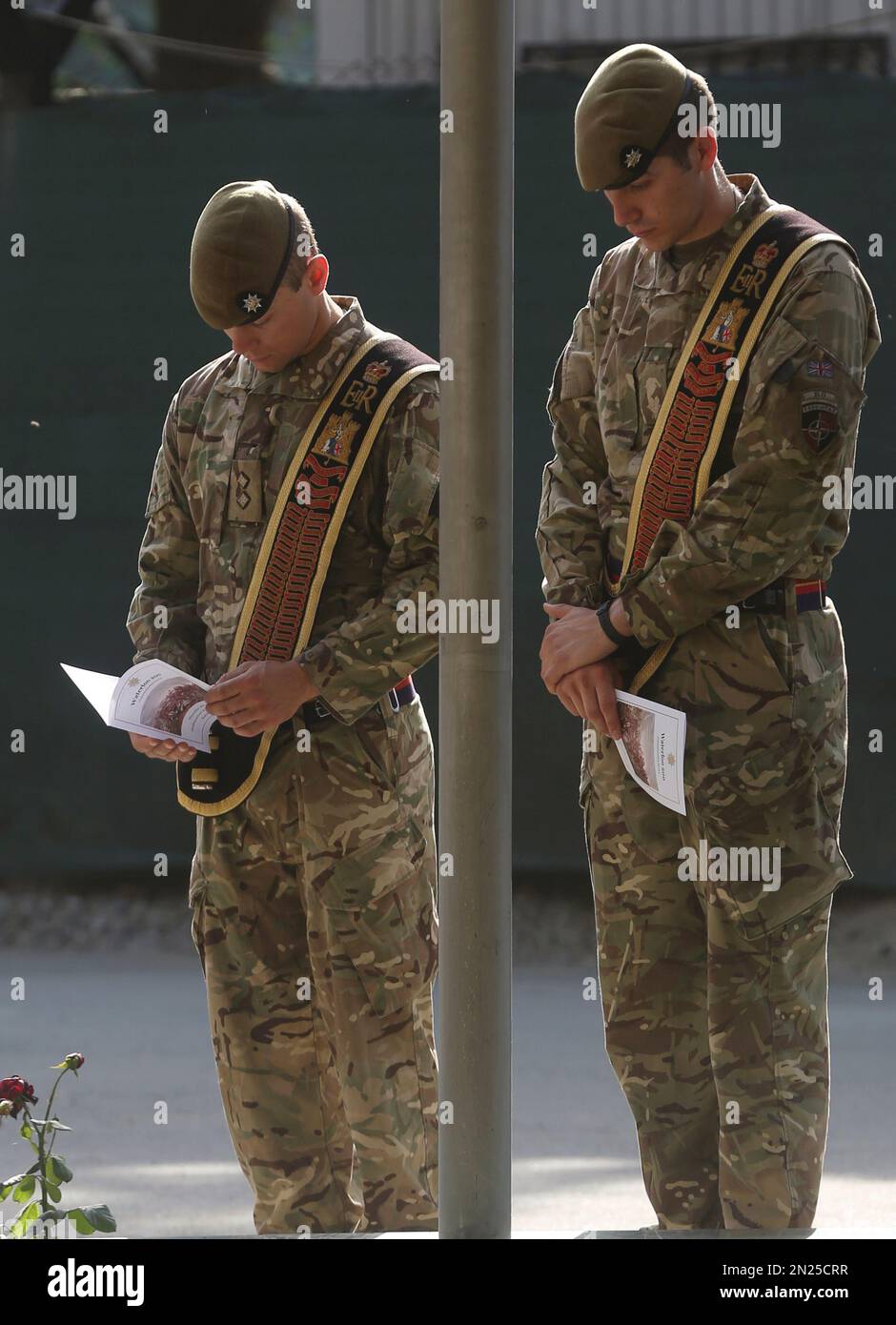 NATO soldiers pray during Battle of Waterloo anniversary at the NATO ...