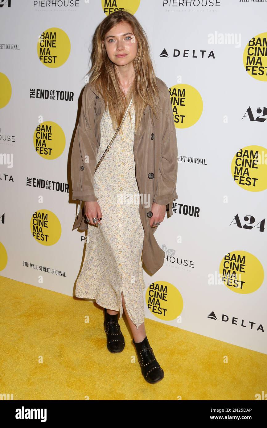 Imogen Poots attends the BAMcinemaFest 2015 opening night premiere of ...
