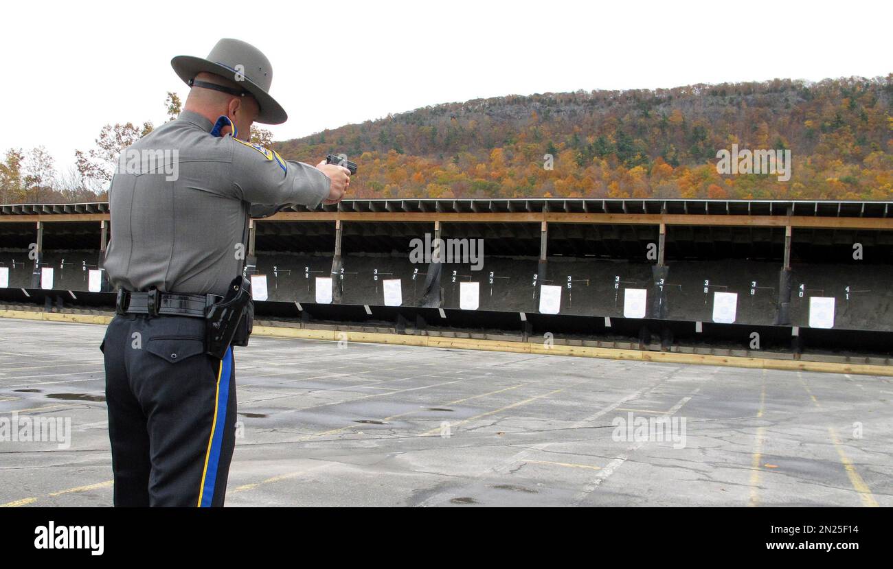 In this Oct. 24, 2012 file photo, Connecticut state police Sgt. Shawn ...