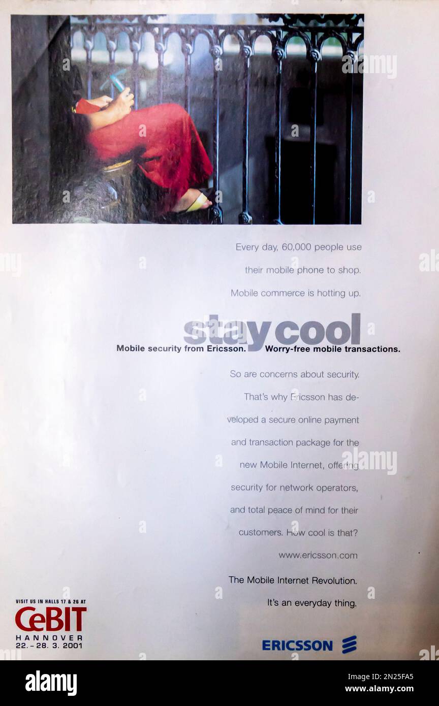 Ericsson ads hi-res stock photography and images - Alamy