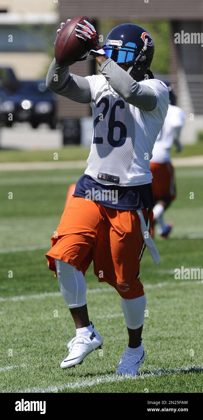 Chicago Bears cornerback Tim Jennings at NFL football minicamp at Halas ...