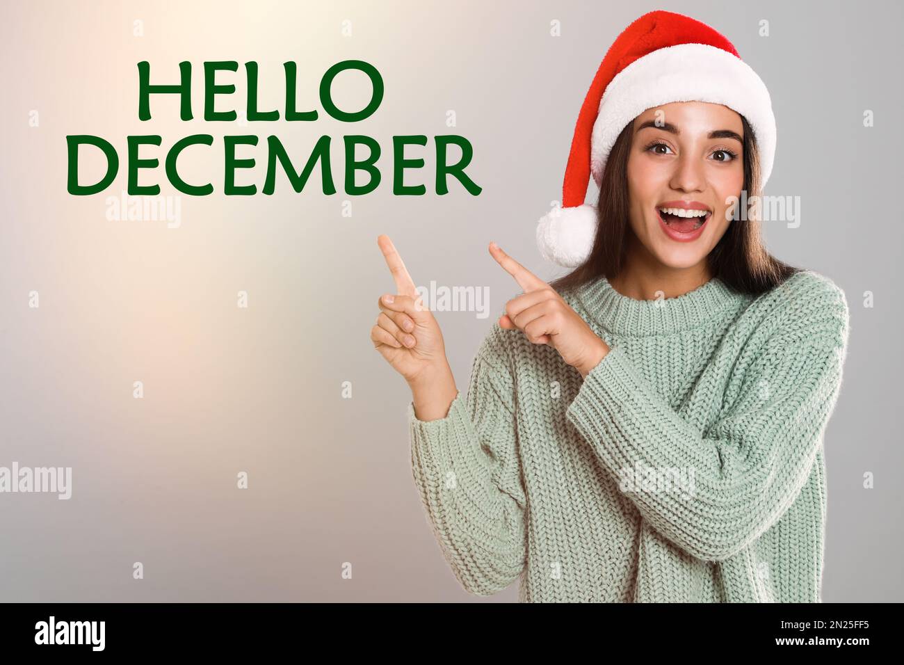Hello december hi-res stock photography and images - Alamy