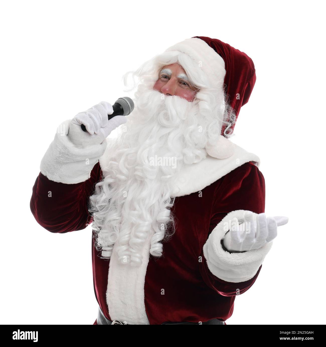 Funny man singing isolated on hi-res stock photography and images - Alamy