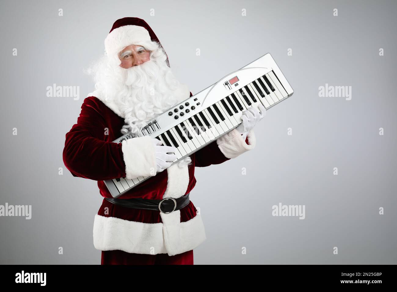 Santa claus synthesizer on hi-res stock photography and images - Alamy