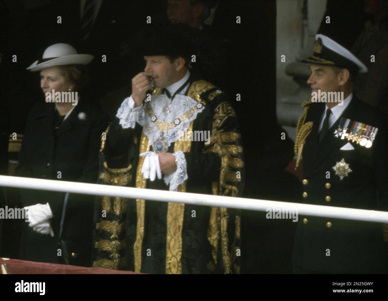 Armed Forces parade through the City of London streets, on Oct. 12 ...