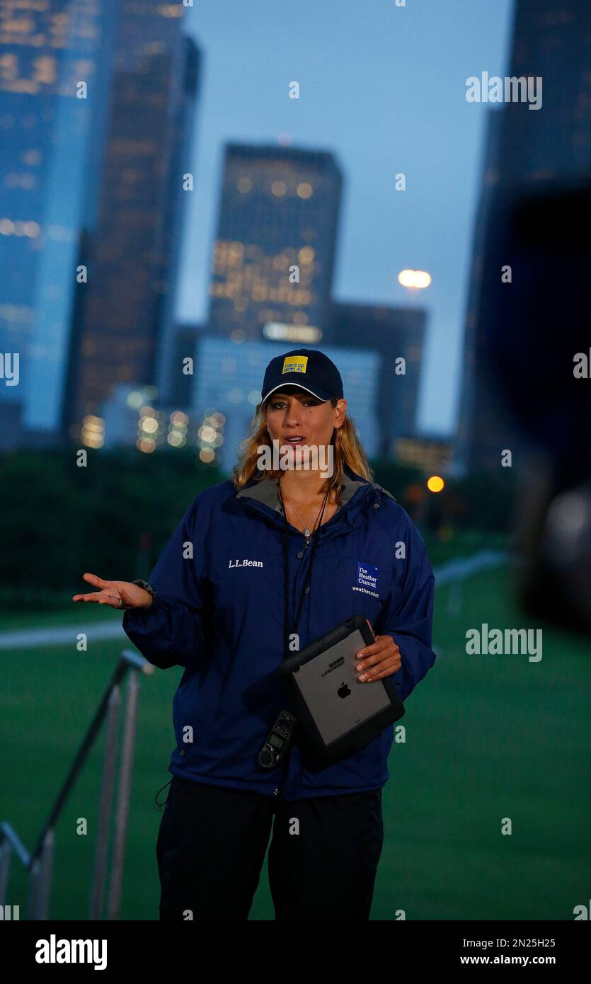 The Weather Channel's Stephanie Abrams covers severe weather on ...