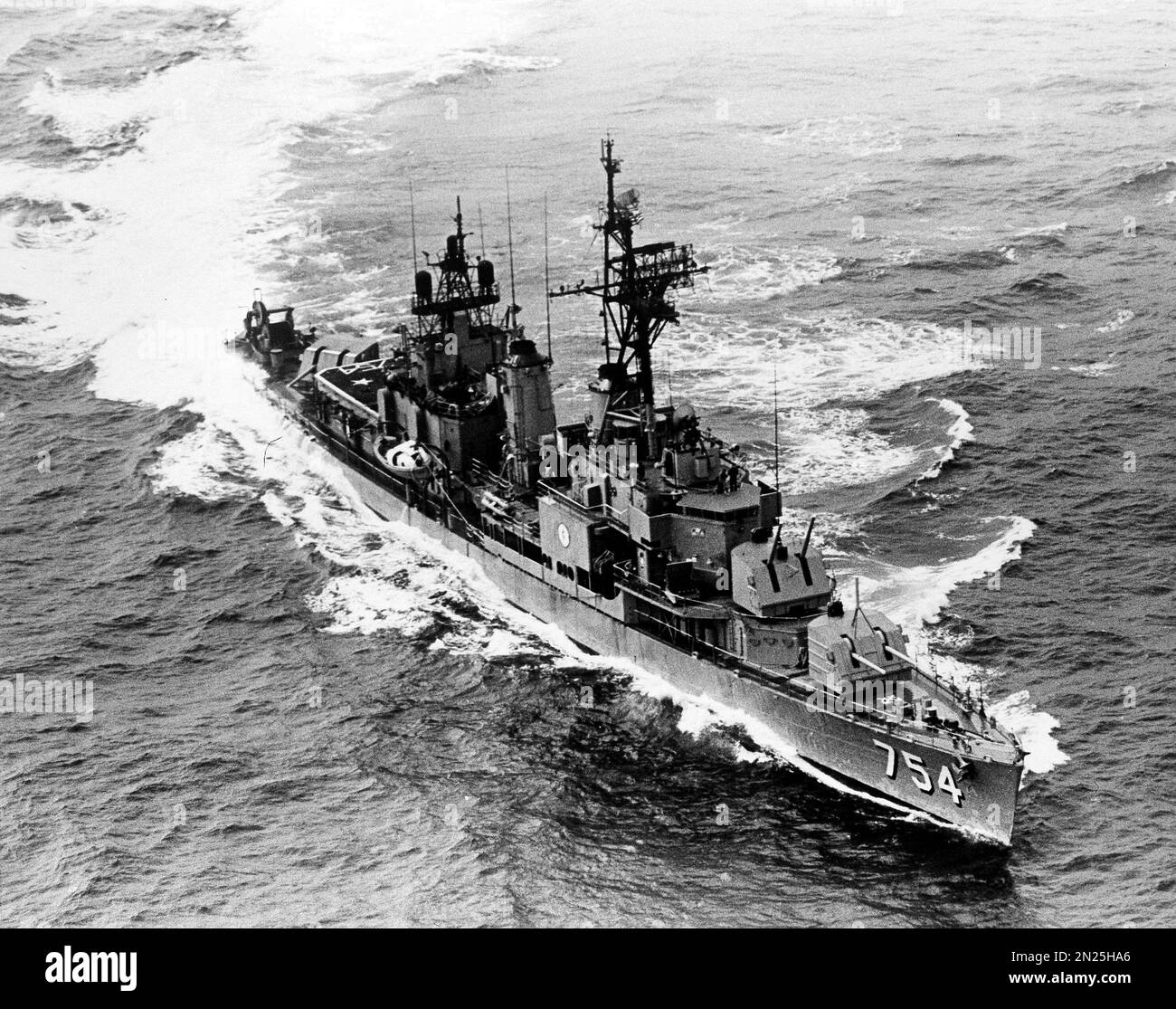 In this photo provided by the U.S. Navy, the U.S. Navy destroyer USS ...