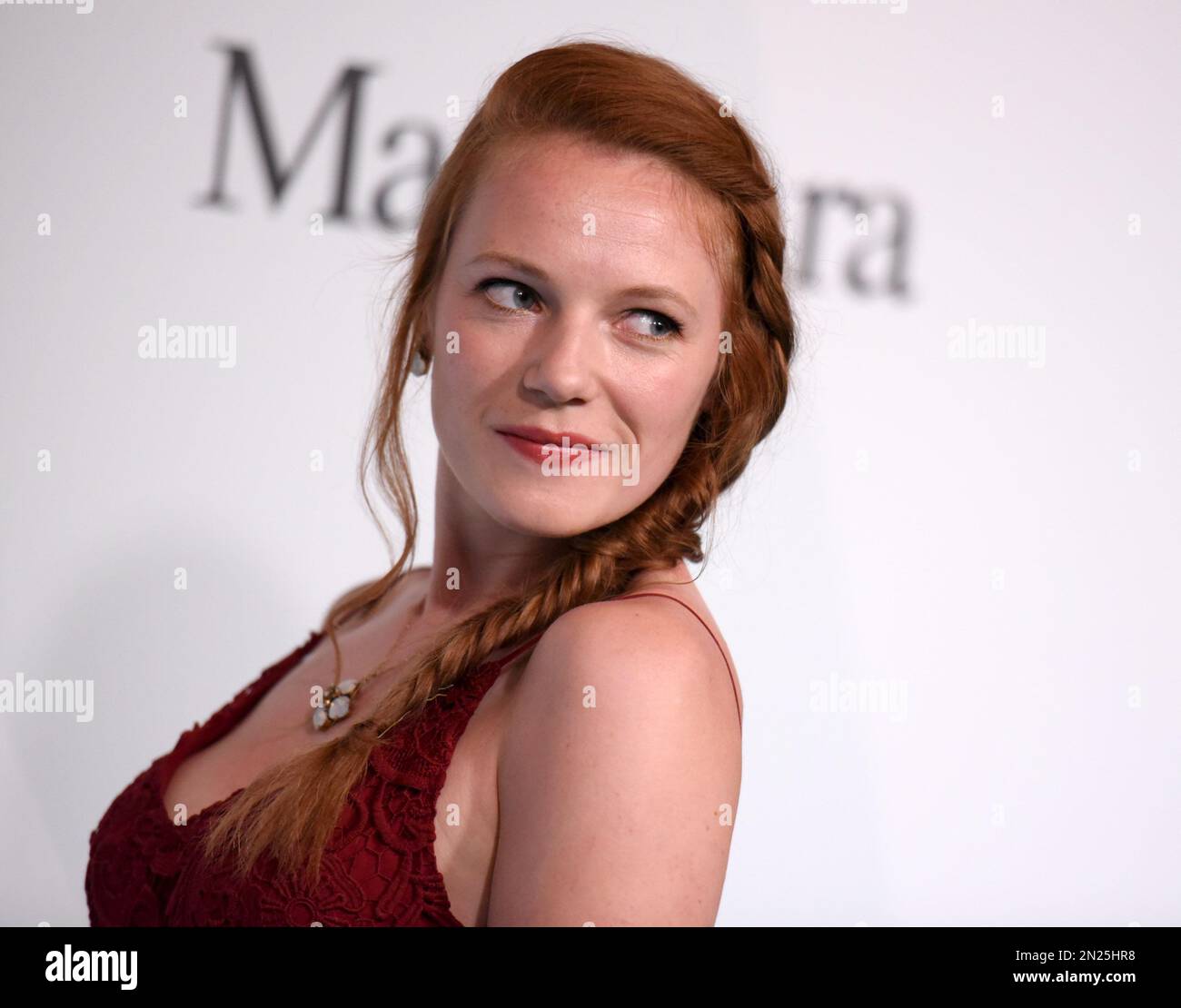 Emma Bell arrives at the Women in Film 2015 Crystal And Lucy Awards at ...