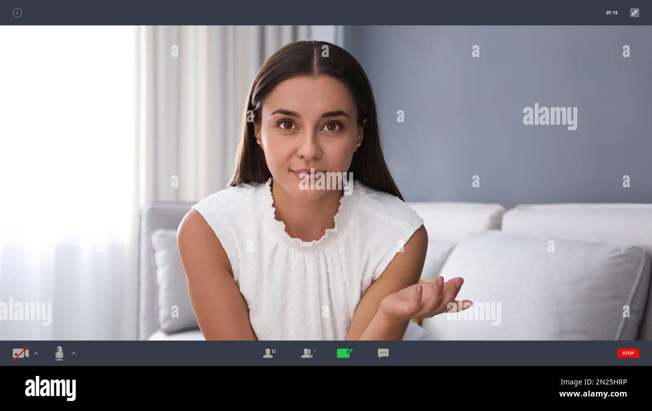 Webcam communicating hi-res stock photography and images - Alamy