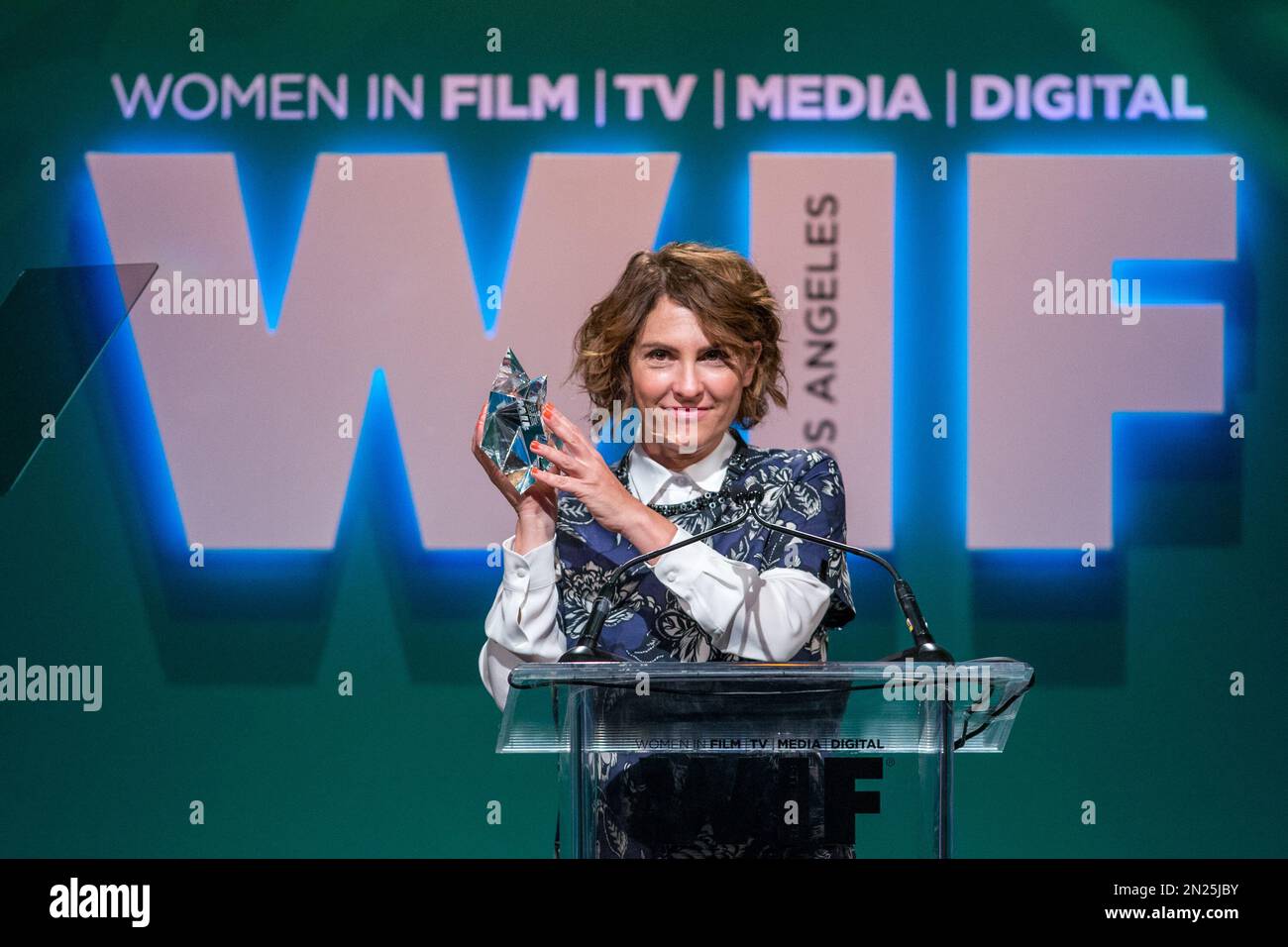 Jill Soloway accepts the Lucy Award for Excellence in Television at the ...
