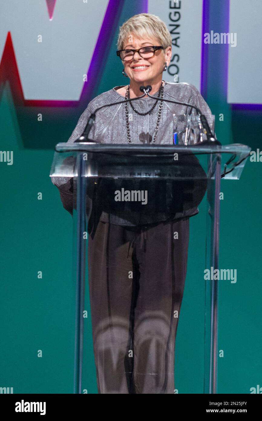 Honoree Toni Howard recipient of The Sue Mengers Award speaks at the ...
