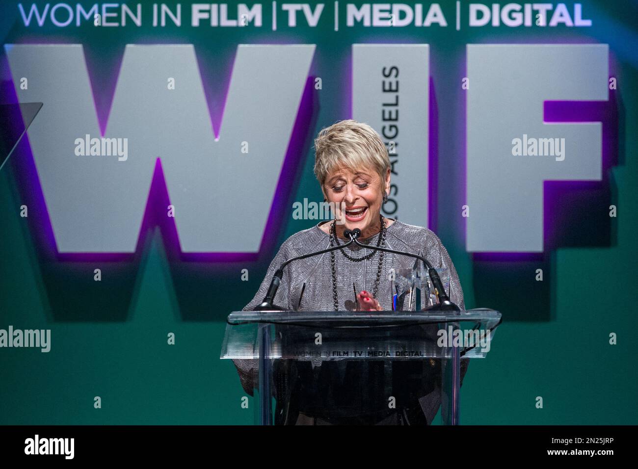 Honoree Toni Howard recipient of The Sue Mengers Award speaks at the ...