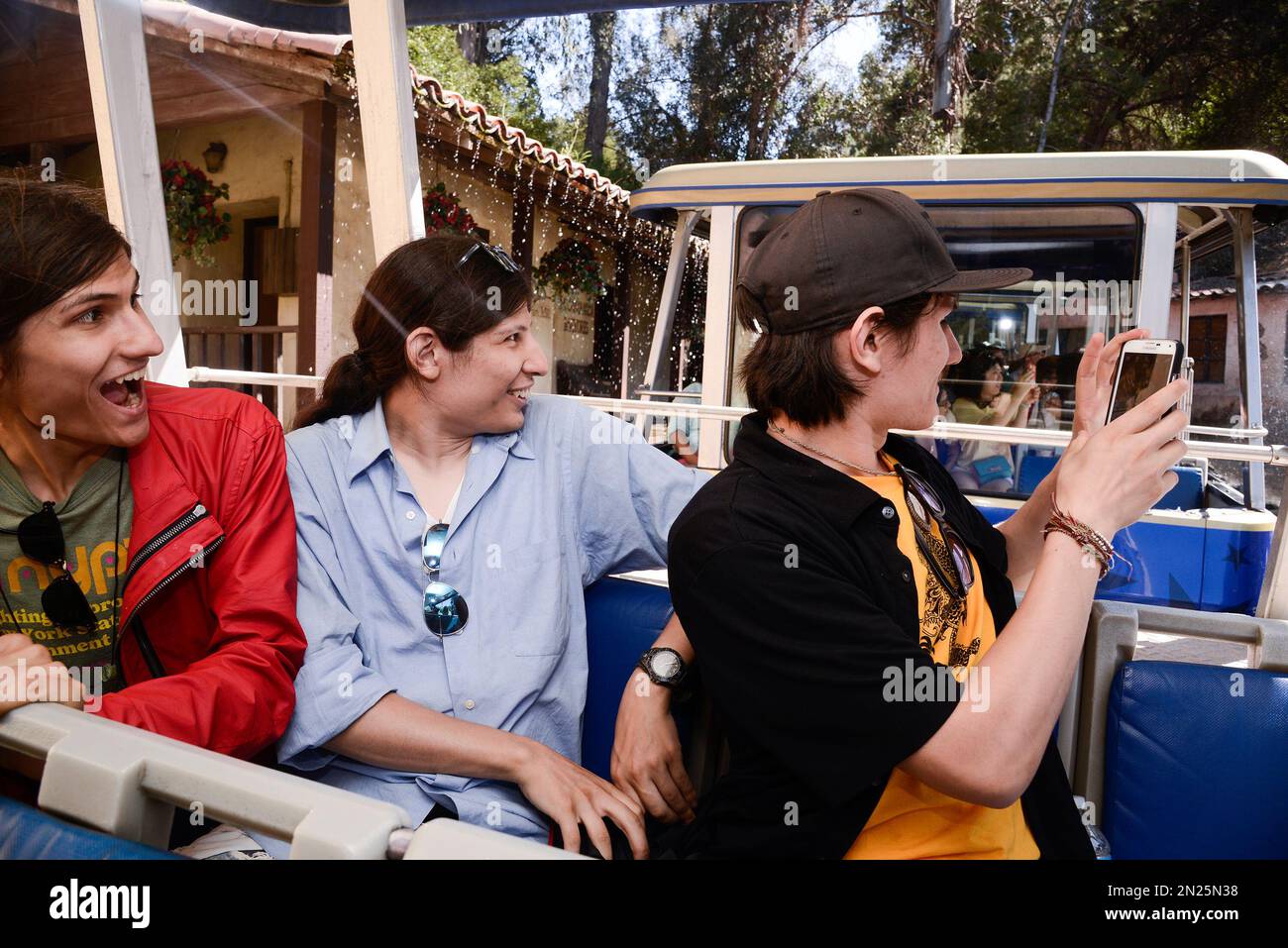 In this Monday, June 15, 2015 photo, Narayana Angulo, from left ...