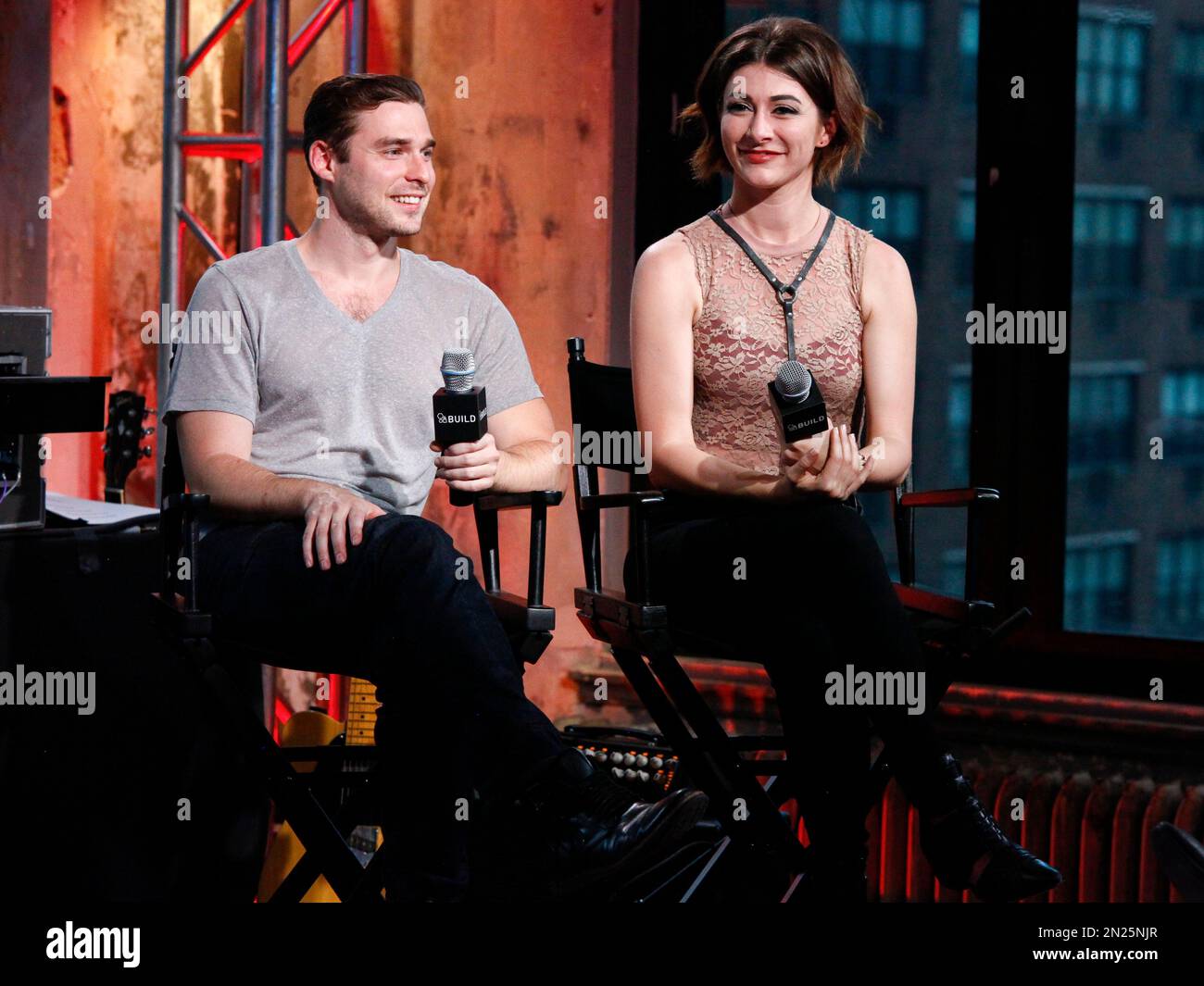 Musicians Nicholas Noonan, left, and Amy Renee Heidemann, right, of the ...