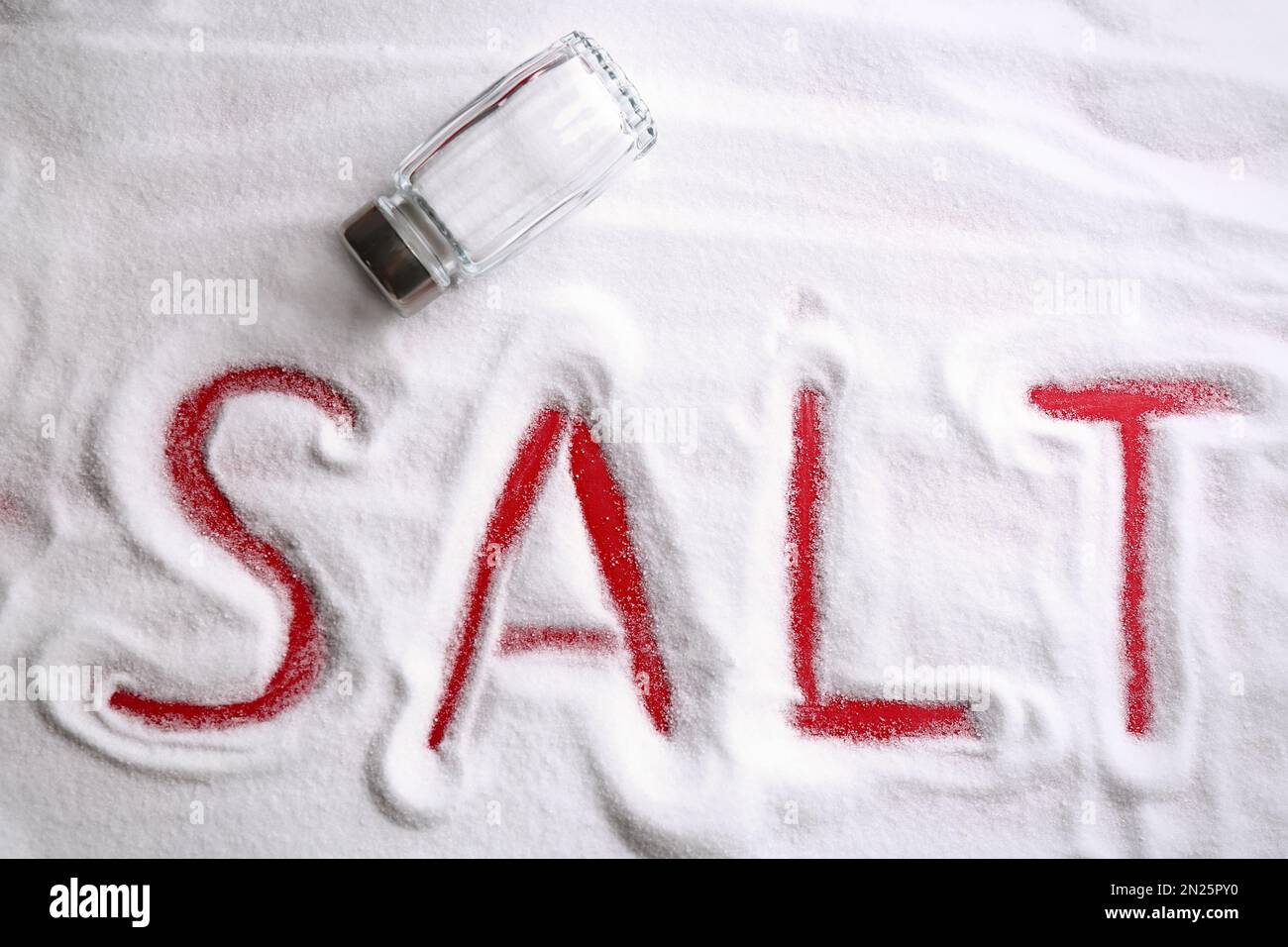 Top view salt cellar hi-res stock photography and images - Alamy