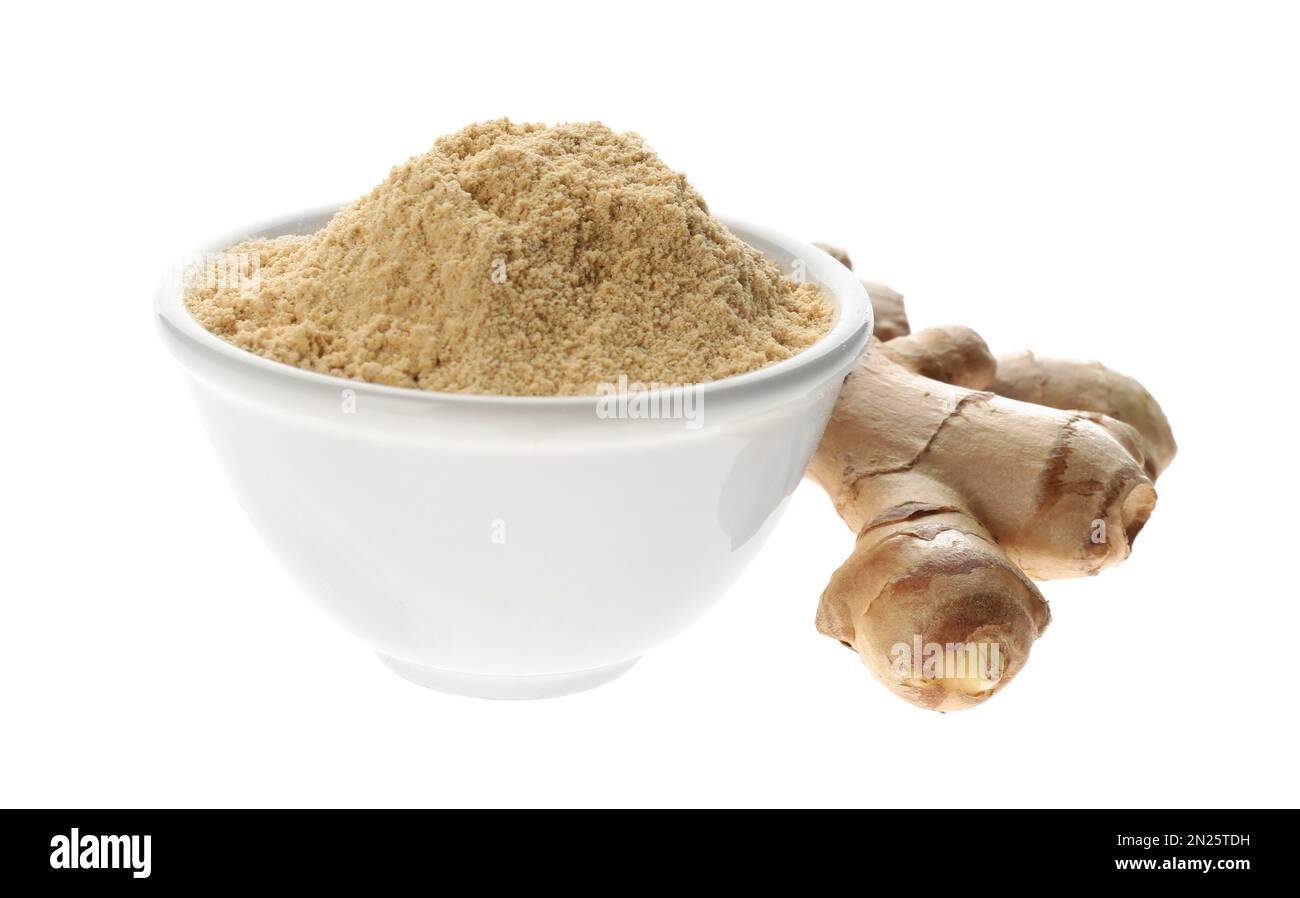 Fresh root ginger in Cut Out Stock Images & Pictures - Alamy