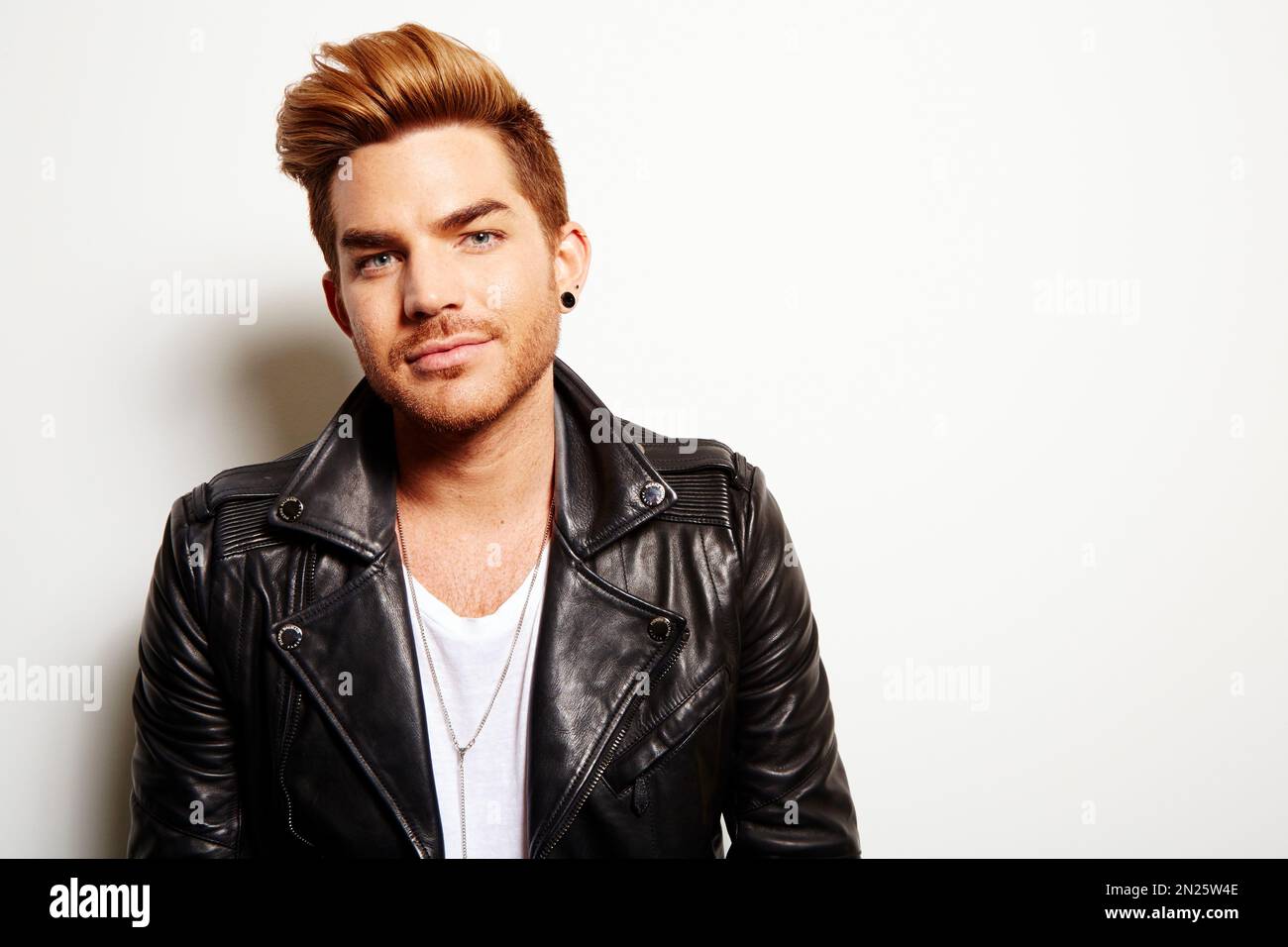 This May 19, 2015 photo shows singer Adam Lambert in New York to ...