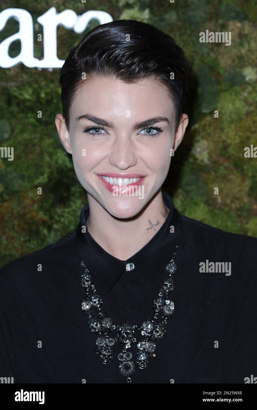 Ruby Rose arrives at a cocktail reception honoring the 2015 Women in ...