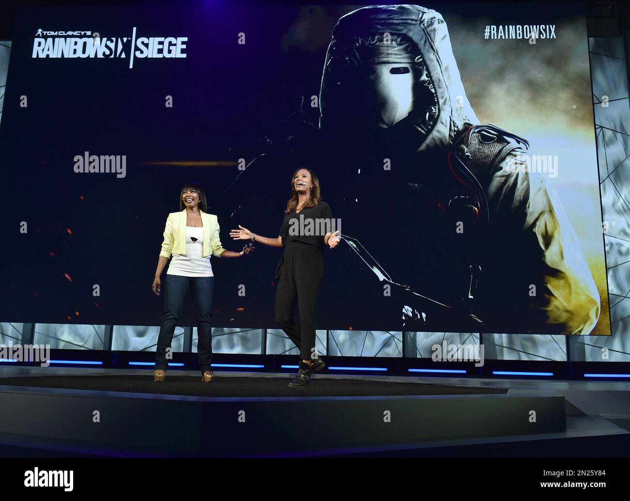 IMAGE DISTRIBUTED FOR UBISOFT - Angela Bassett, left, and host Aisha ...