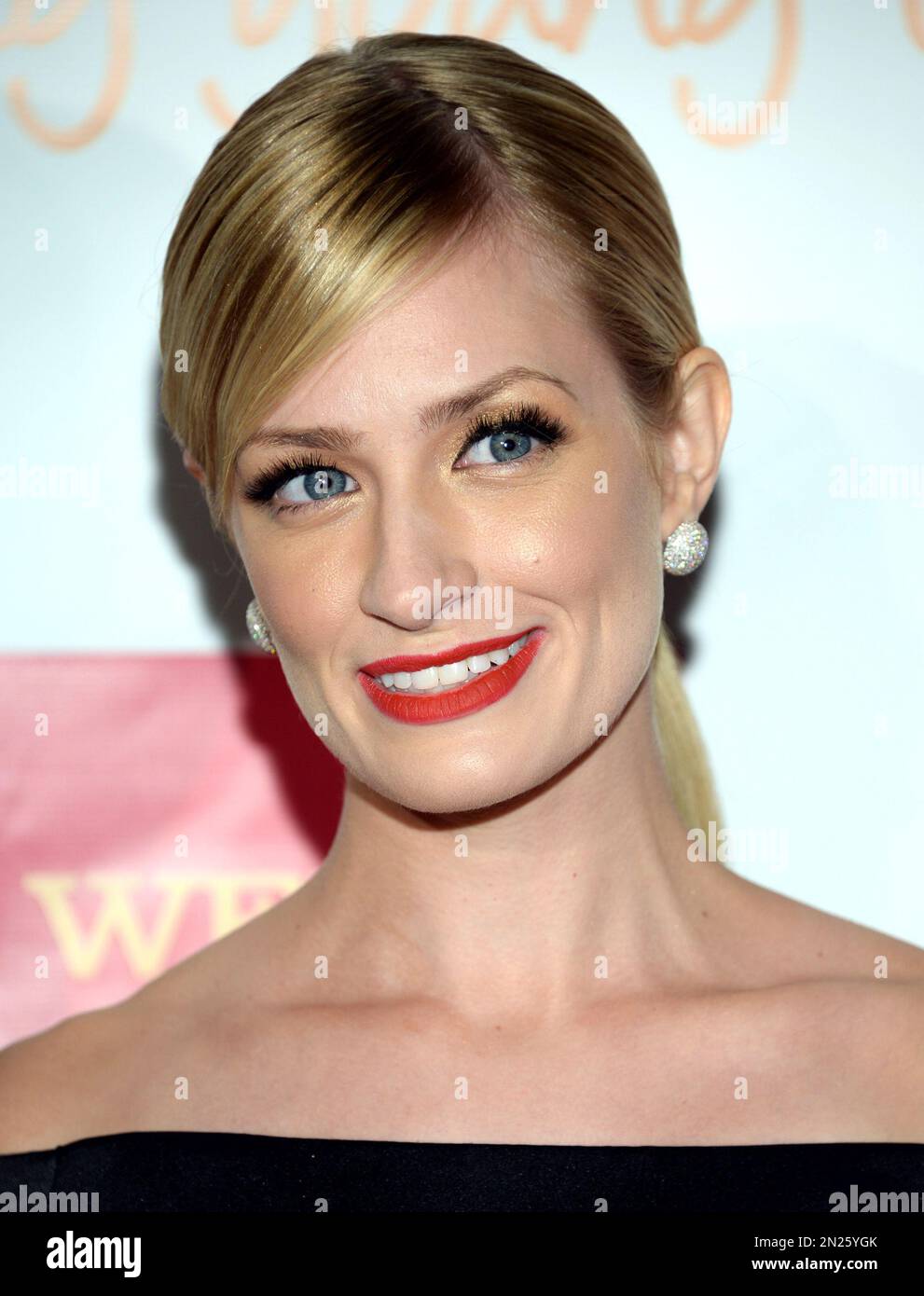 Actress Beth Behrs attends TrevorLIVE New York to benefit The Trevor ...