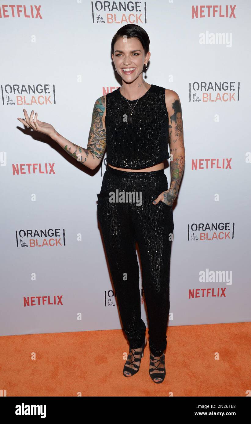 Actress Ruby Rose attends Netflix's "Orange is the New Black" ORANGECON ...