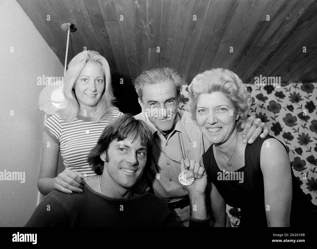 Bill and Esther Jenner, parents of the U.S. decathlon star Bruce Jenner ...